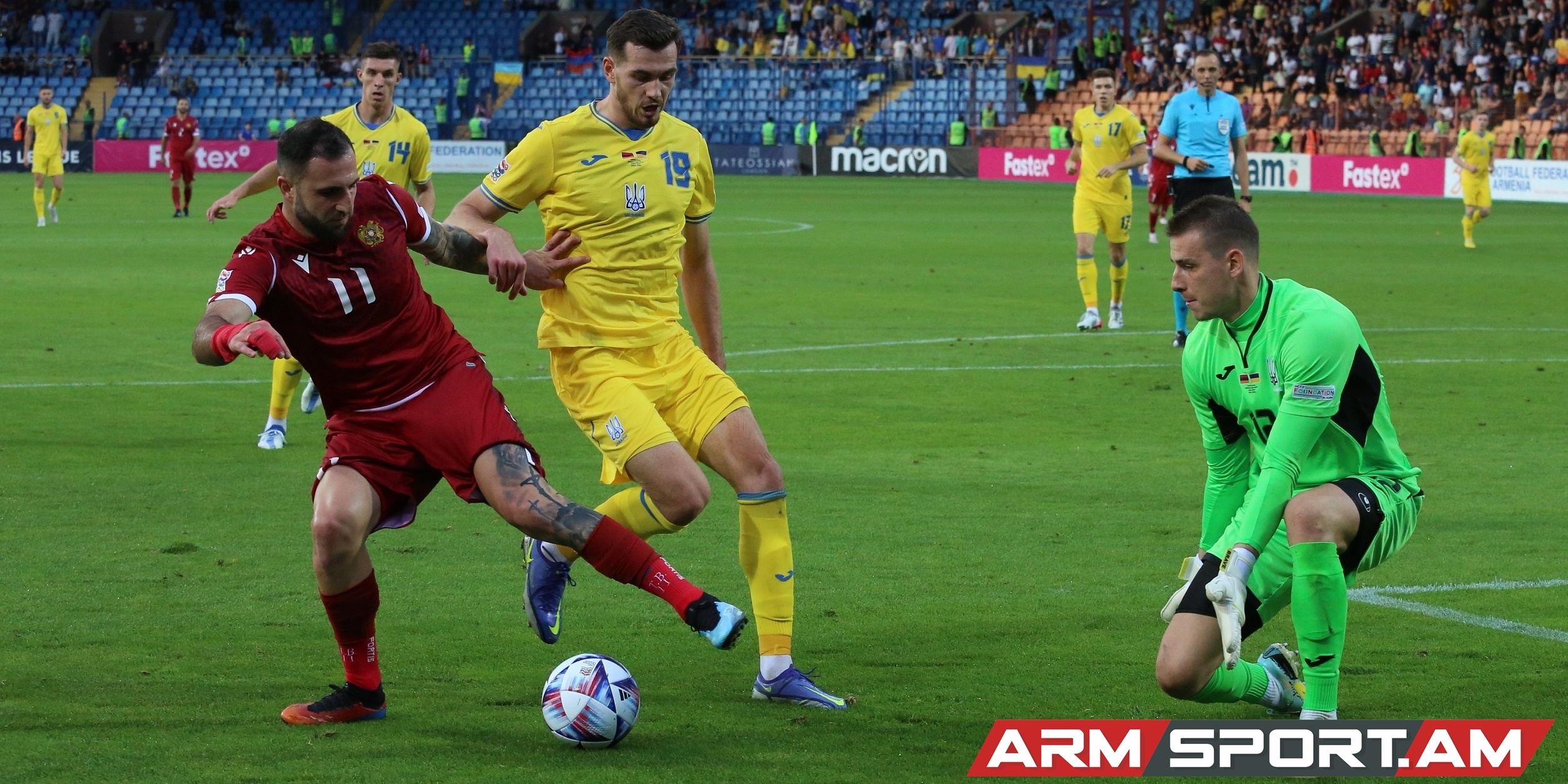 Հայաստան Ուկրաինա հանդիպման ֆոտոշարքը — Armsport Am