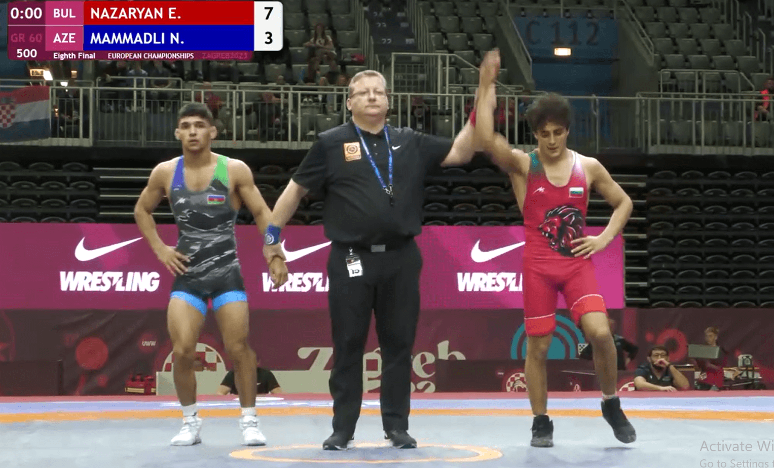 Ըմբշամարտի ԵԱ. Ղարիբյանը մեկնարկեց հաղթանակով, Էդմոնդ Նազարյանը հաղթեց ադրբեջանցուն — Armsport.am