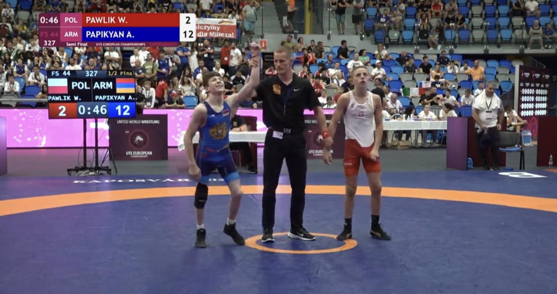 1 ոսկե, 2 արծաթե և 3 բրոնզե մեդալ` ազատ ոճի ըմբշամարտի Մ15 տարեկանների ԵԱ-ից — Armsport.am